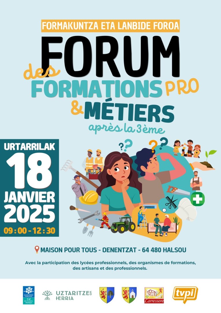 Forum des formation pro et des métiers après la 3ème - Itxassou